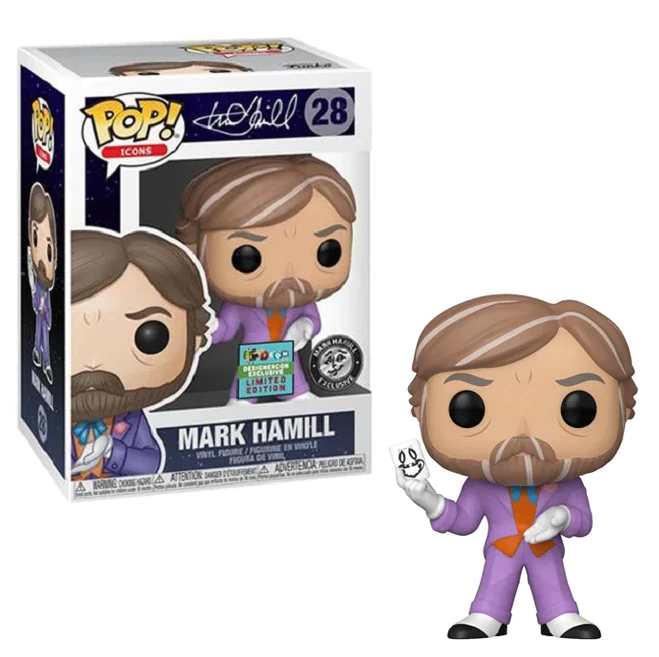Funko Pop! Icons #28 Mark Hamill, Designercon Exclusive Limited Editio