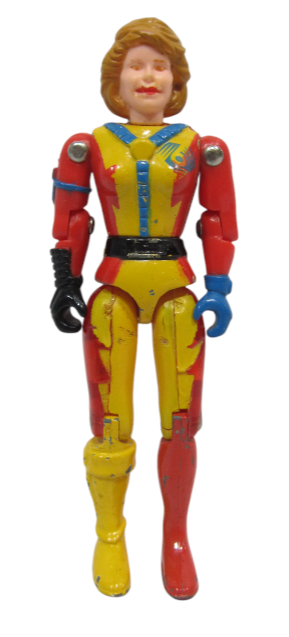 1986 LJN Toys Bionic 6 Helen Not Packaged Figure Only, Paint Wear