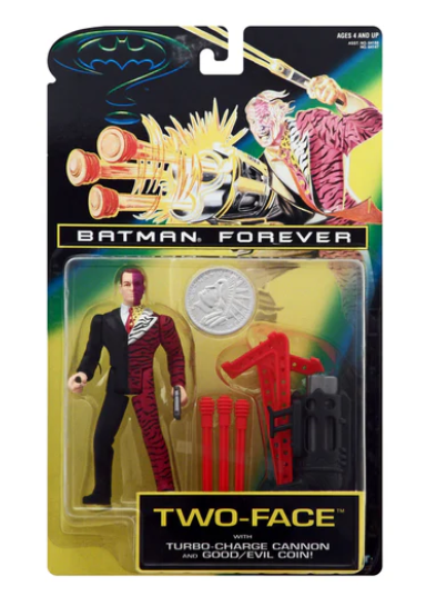 Batman Forever Two-Face With Turbo Charge Cannon and Good/Evil Coin