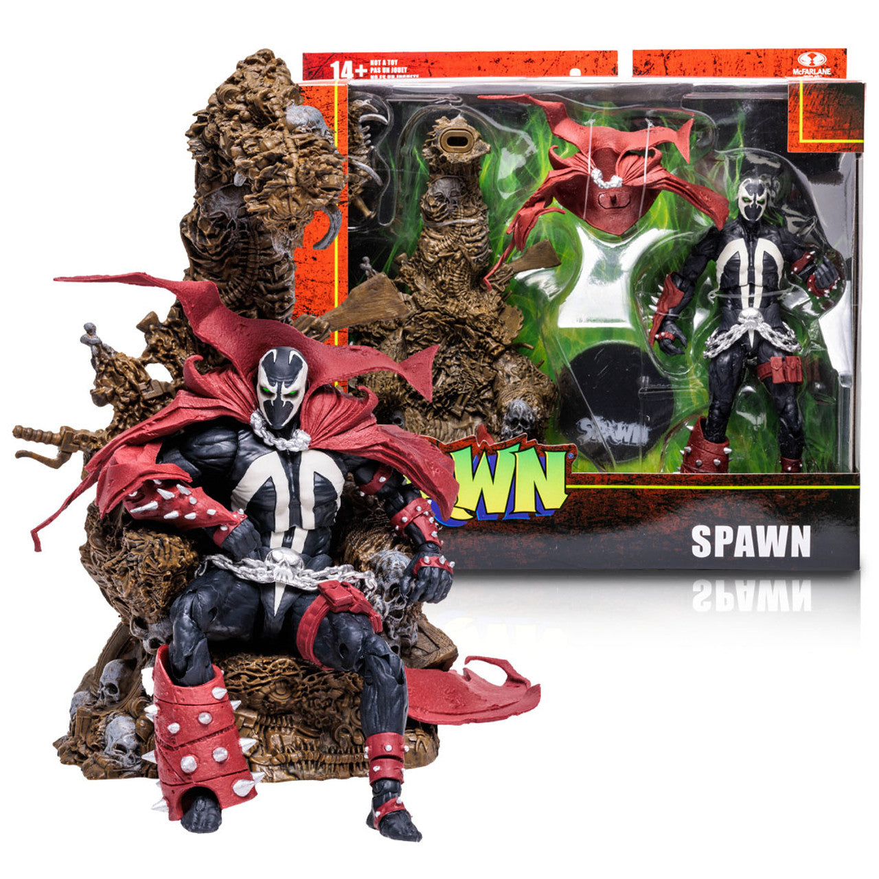 2022 McFarlane Toys Spawn With Throne Deluxe Set