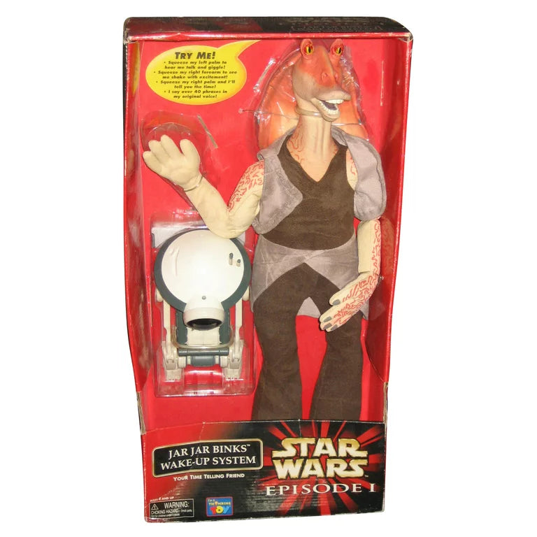 Thinkway Thinking Toys Star Wars Episode I Jar Jar Binks Wake-Up Syste