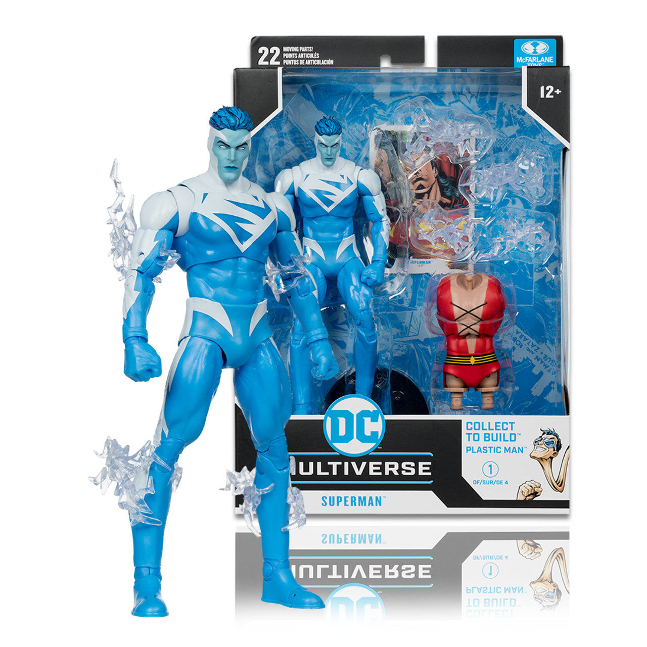 DC Multiverse Superman Blue, Collect to Build Plastic Man Series