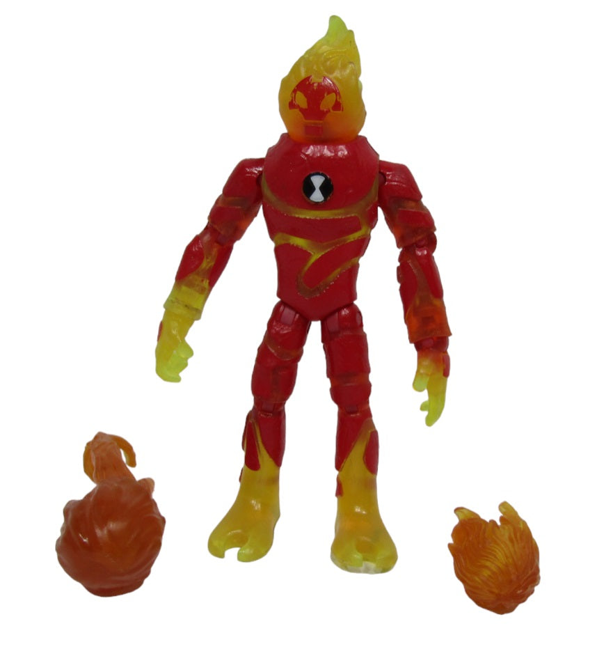 Ben 10 Heatblast with Flame Blasts, Not Packaged Complete