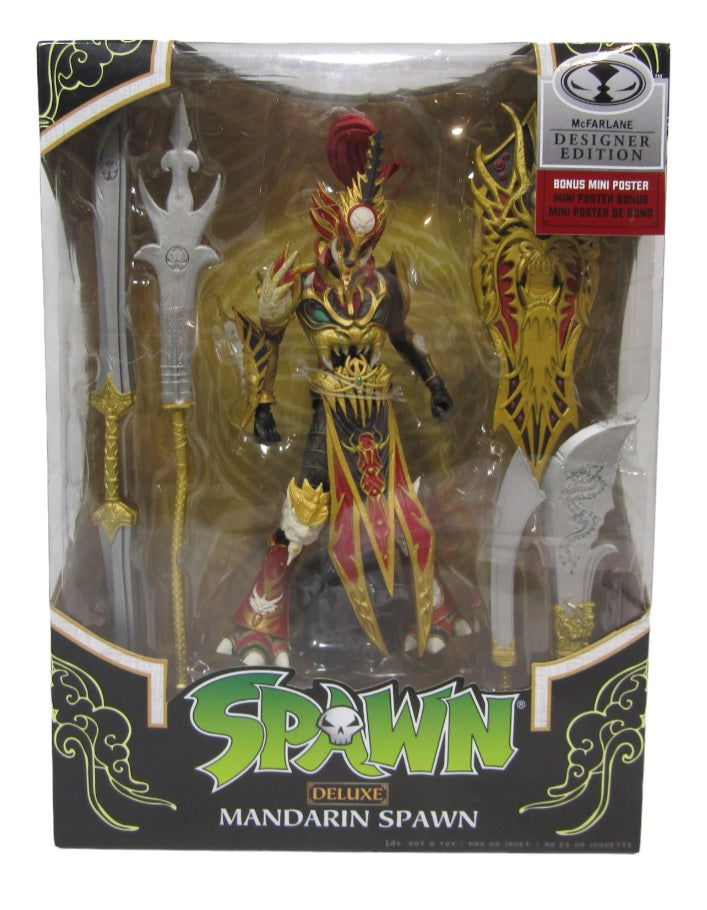 McFarlane Deluxe Mandarin Spawn Designer Edition, Slight Package Damag