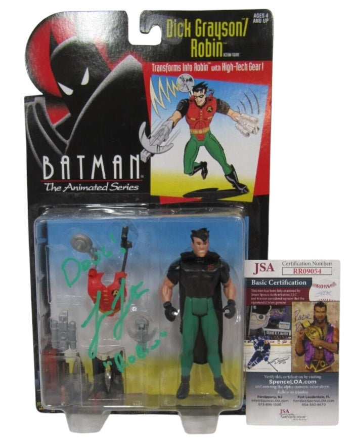 Batman The Animated Series Dick Grayson/Robin Signed Figure, Loren Les