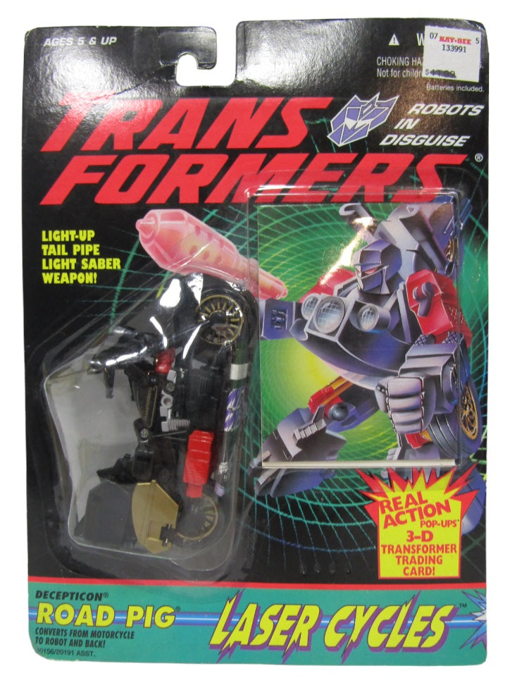 Transformers Laser Cycles Generation 2 Road Pig, Brand New