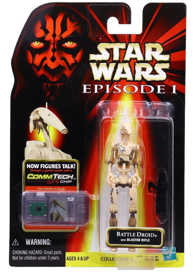 Star Wars Episode I Shot Battle Droid with Blaster Rifle