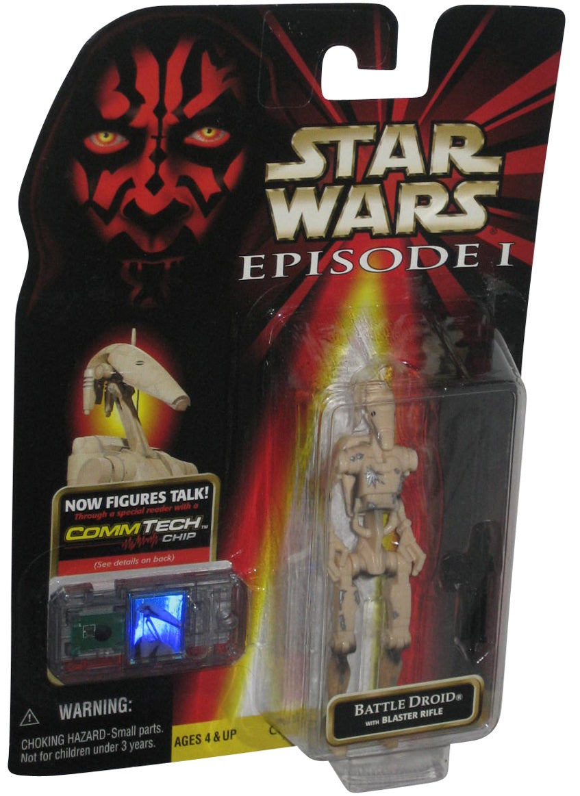 Star Wars Episode I Shot Battle Droid with Blaster Rifle