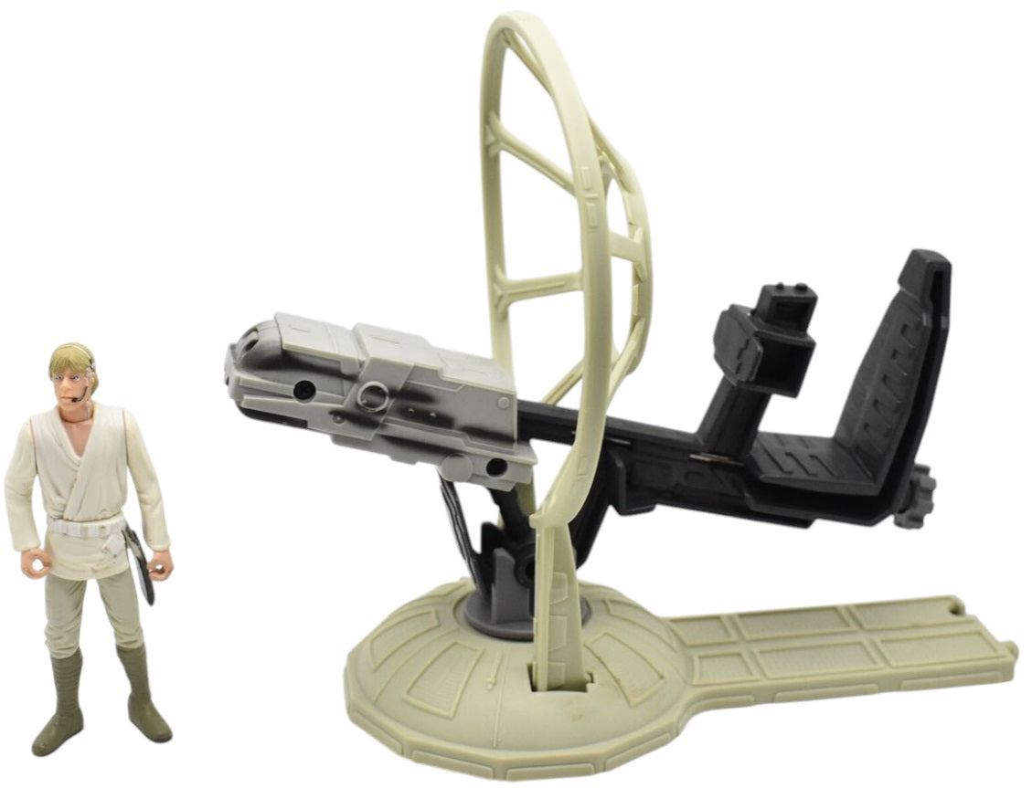 Star Wars The Power of the Force Gunner Station Millennium Falcon With
