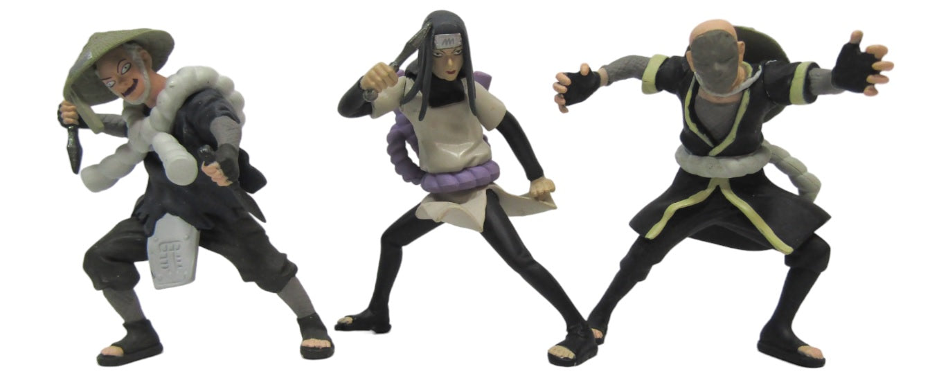 Naruto: Orochimaru and Grass Ninjas 3 Pack, Non Packaged, Complete