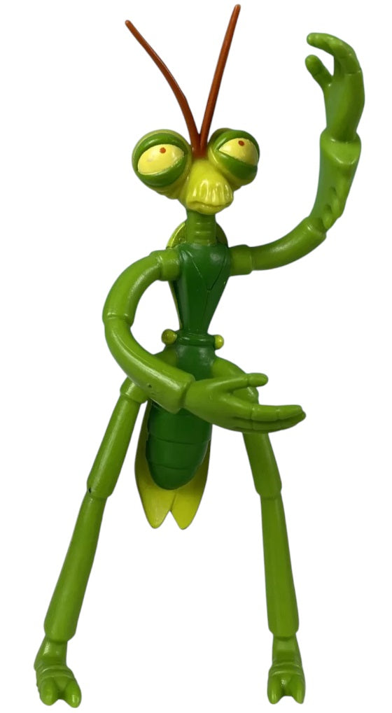 1998 A Bug's Life Manny Praying Mantis Poseable Bendy Figure, Not Pack