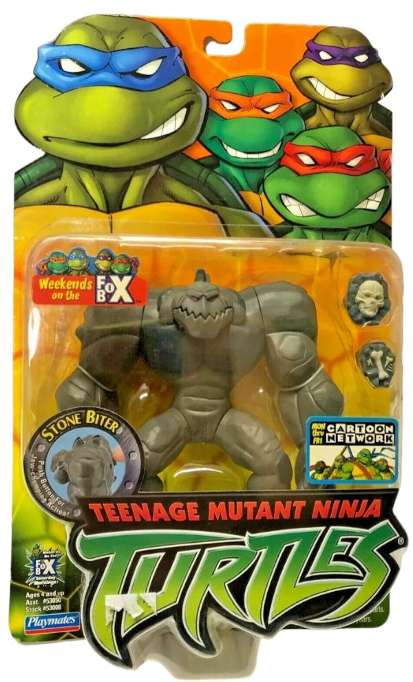 Playmates Teenage Mutant Ninja Turtles Stone Biter 2004, Bent Card