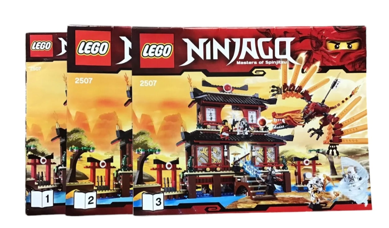 Fire Temple 2507 MANUAL SET ONLY, Lego Ninjago