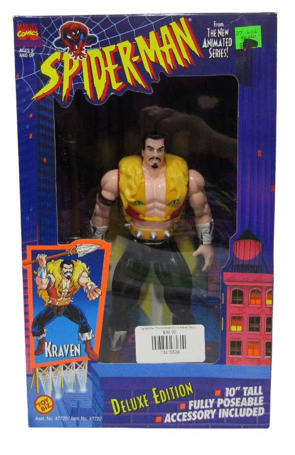 Spider-Man The Animated Series Kraven Deluxe Edition 10" Figure, Toybi