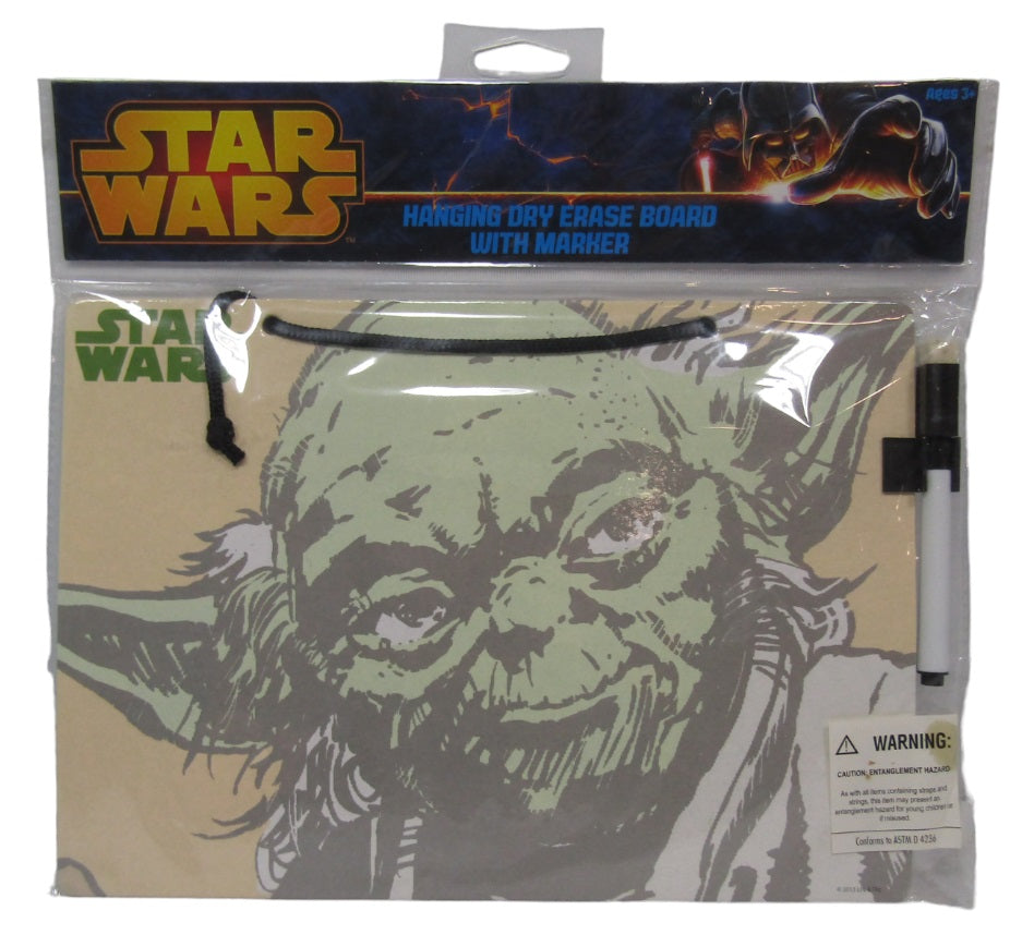 Star Wars Yoda Hanging Dry Erase Board
