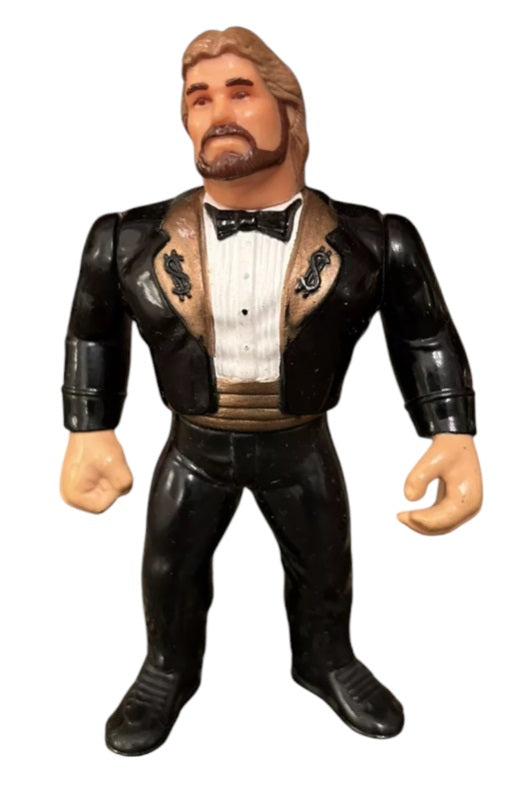 1991 Hasbro WWF The Million Dollar Man Ted Dibiase (Black Suit), (Not