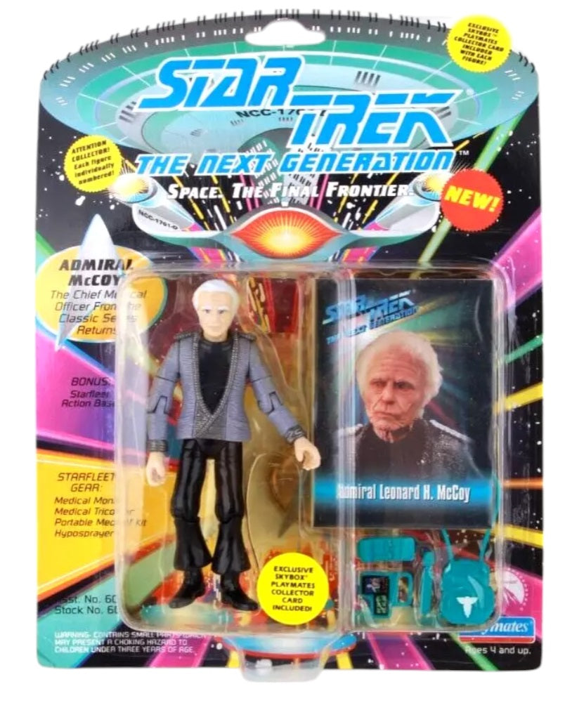 1993 Playmates Star Trek The Next Generation Admiral McCoy
