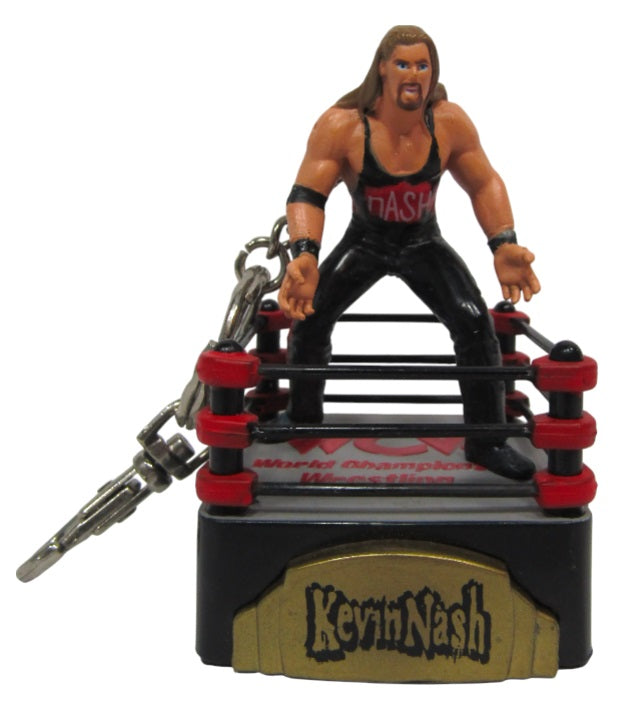 1998 Toy Biz WCW Keychain Wrestlers in Ring Kevin Nash, Not Packaged N