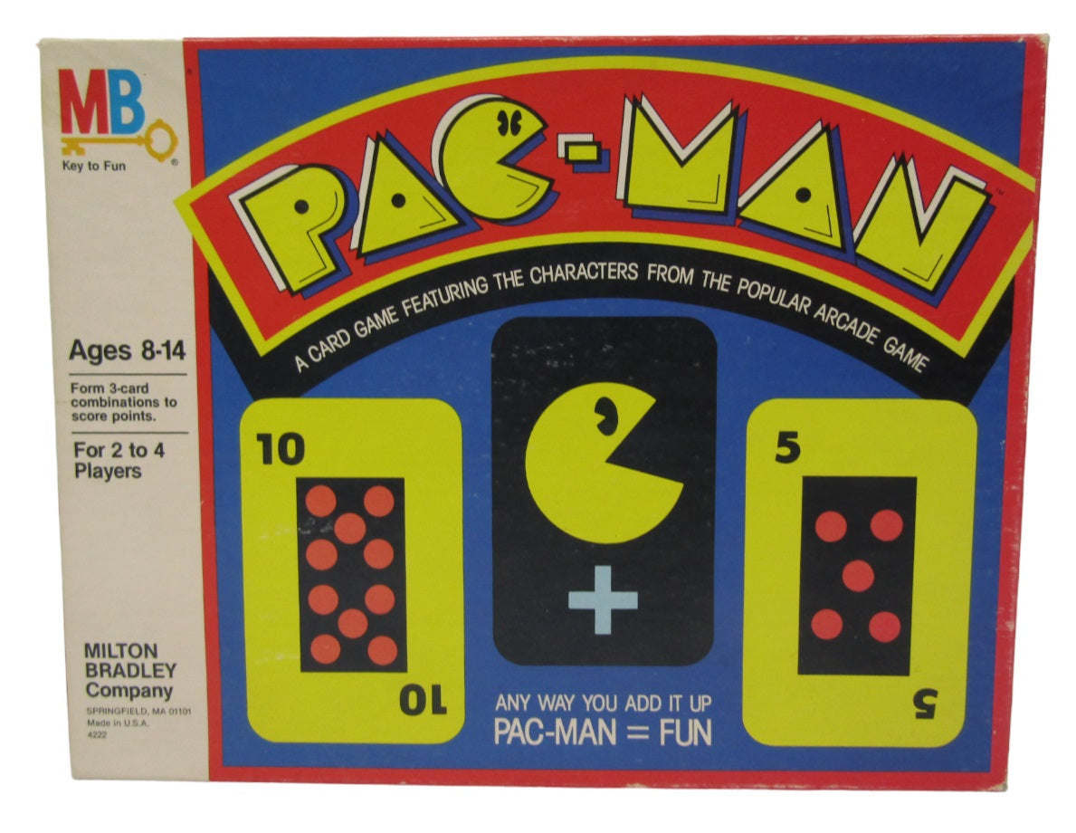 1982 Pac-Man Card Game Milton Bradley