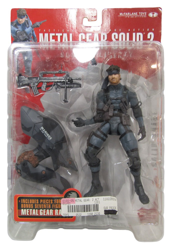 Metal Gear Solid 2 Solid Snake, 2001 McFarlane