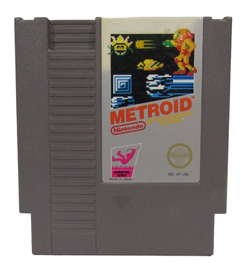 NES Metroid, Not Packaged Cartridge Only Damaged Label