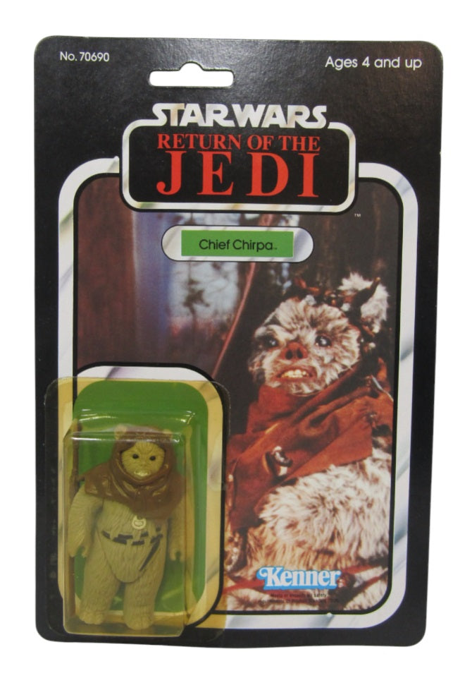 1983 Kenner Star Wars Return of the Jedi Chief Chirpa, 77 Back, Slight