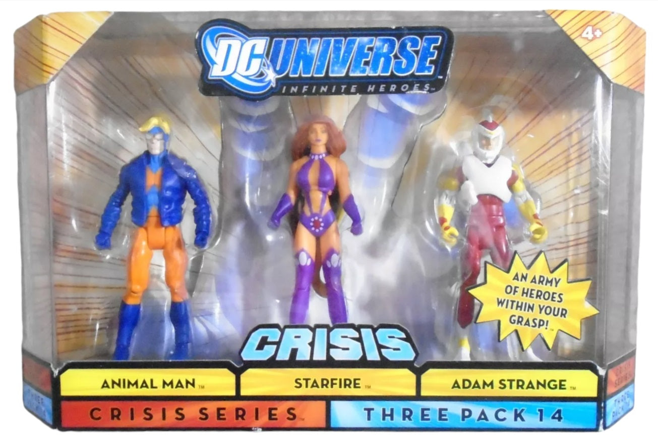 DC Universe Crisis Pack 14, Animal man, Starfire, Adam Strange