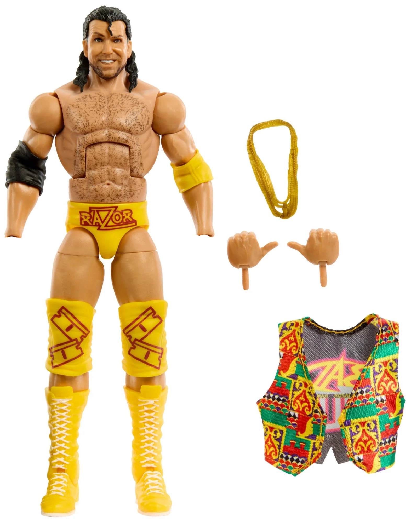 WWE Elite Monday Night War Razor Ramon Not Packaged Missing Extra Hand