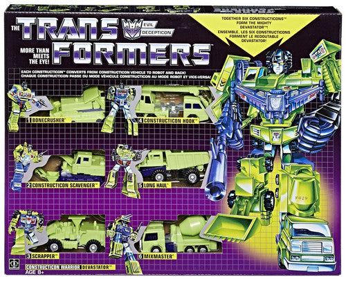 2017 Transformers Devastator Constructicon Warrior Reissue Damaged Box