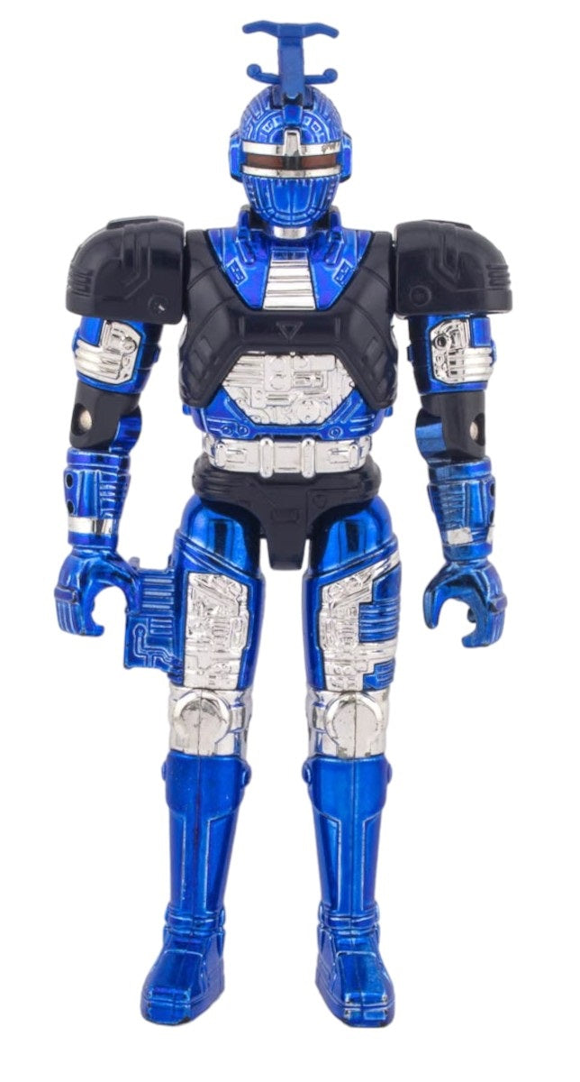 1996 Bandai Beetleborgs Blue Stinger, Not Packaged Figure Only