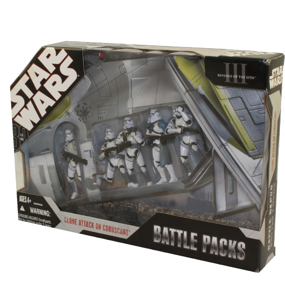 Star Wars Battle Packs Clone Attack on Coruscant