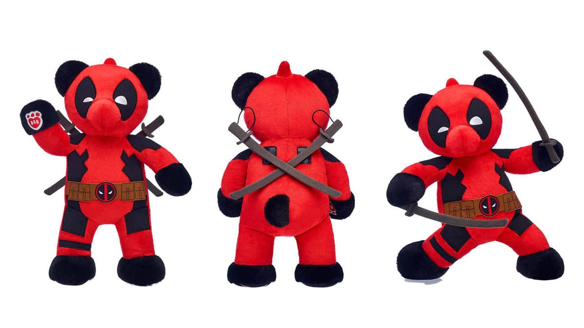 Deadpool Build-A-Bear With Tags