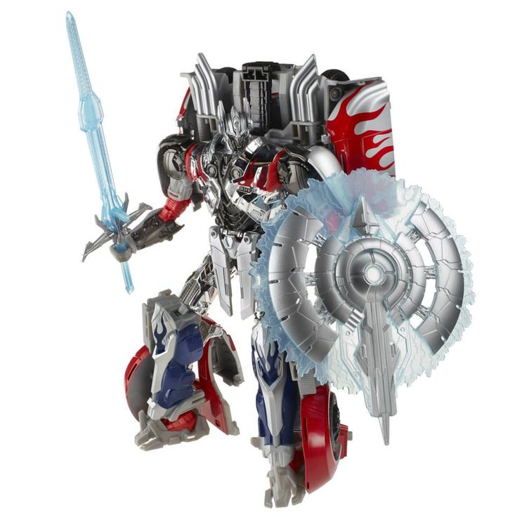 Transformers Age of Extinction Platinum Edition Silver Knight Optimus