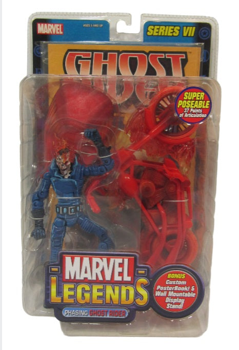 Marvel Legends Series VII Phasing Ghost Rider, Damaged Bubble