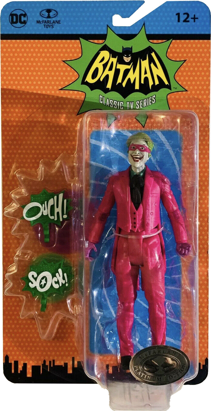 McFarlane Toys DC Retro Batman 66 : The Joker Masked (Platinum Edition