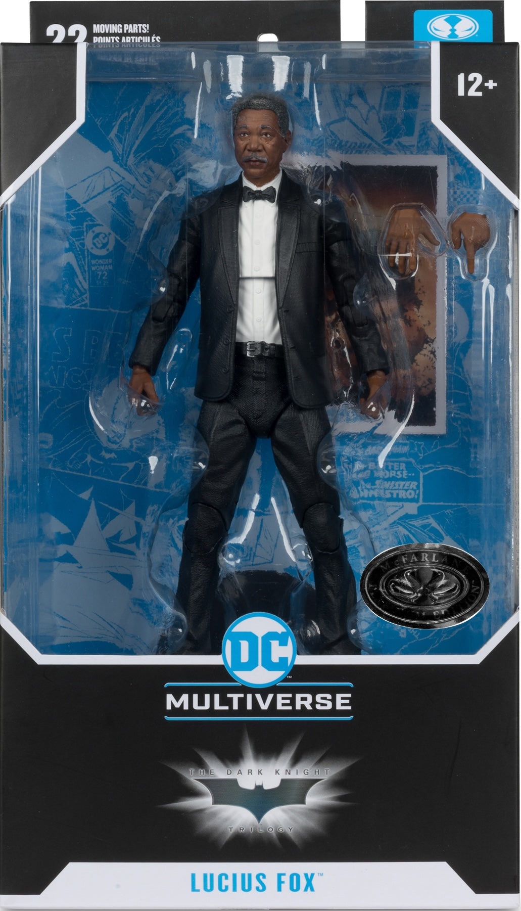 DC Mutliverse Lucius Fox Platinum Edition Batman The Dark Knight