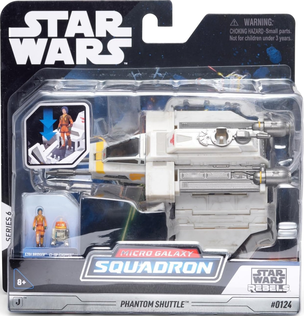 Star Wars Micro Galaxy Squadron Phantom Shuttle Series 6 #0124