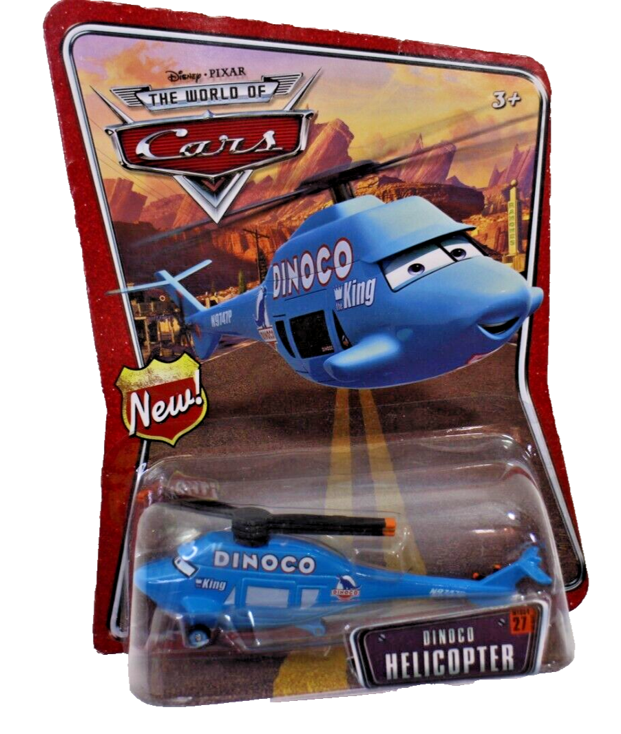 Disney Pixar The World of Cars Dinoco Helicopter