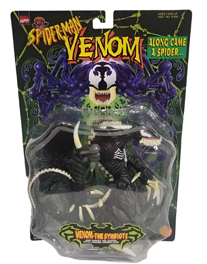 Spider-Man Venom Along Came A Spider Venom The Symbiote Toybiz (Damage