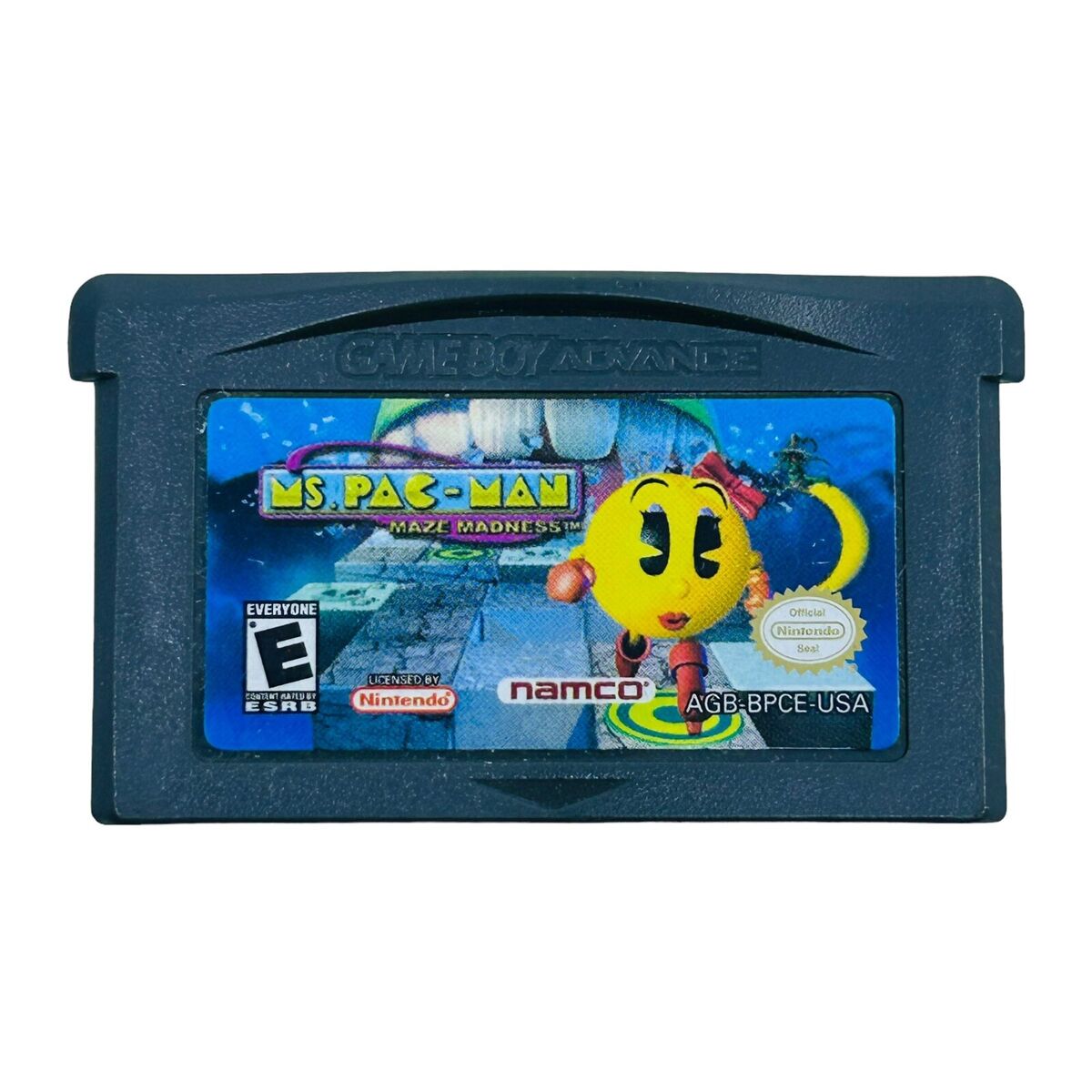 Nintendo Gameboy Advance Ms. Pac-Man Maze Madness (Not Packaged, Cartr