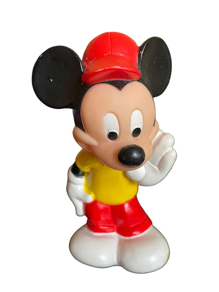 Vintage Playskool Baby Mickey Mouse Squeaky Toy, Not Packaged