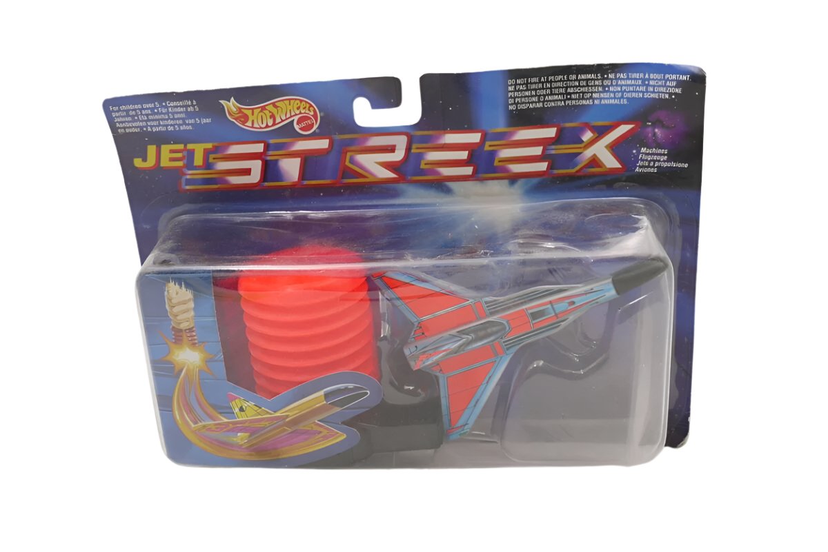 Hot Wheels Jet Streex Blue & Orange Plane