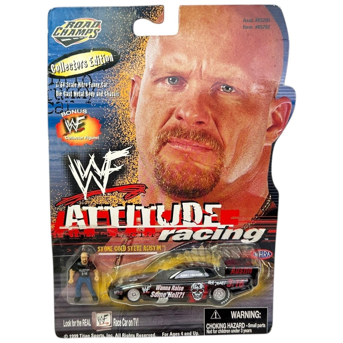 WWE Road Champs Collectors Edition Attitude Racing Stone Cold Steve Au
