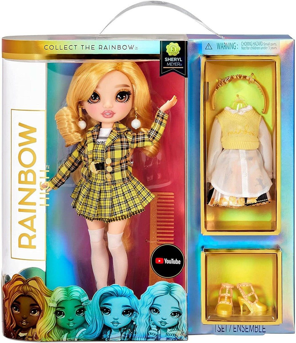 Rainbow High Sheryl Meyer Series 3 Doll, Slight Box Damage