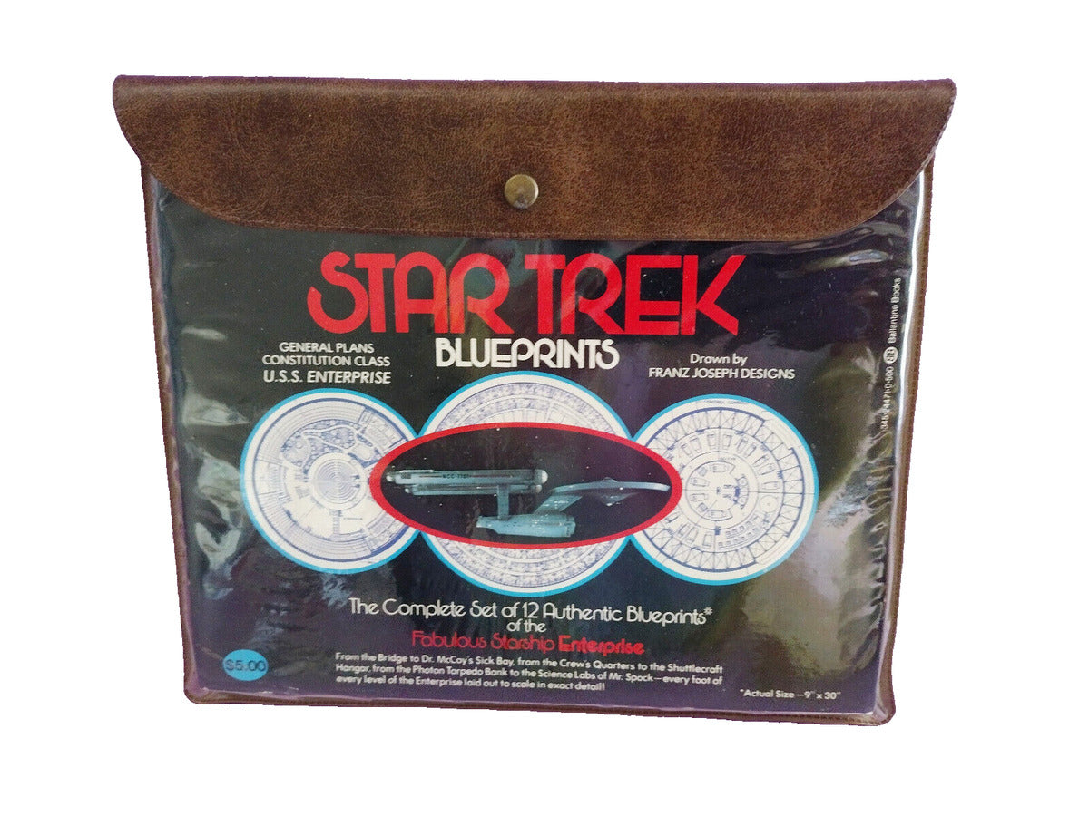 Star Trek 12 Blueprints Complete Set (1975)