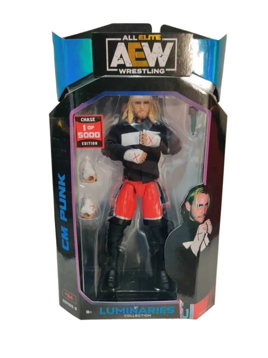 CM Punk Chase 1 of 5000 Series 8 #64 AEW Luminaries Collection