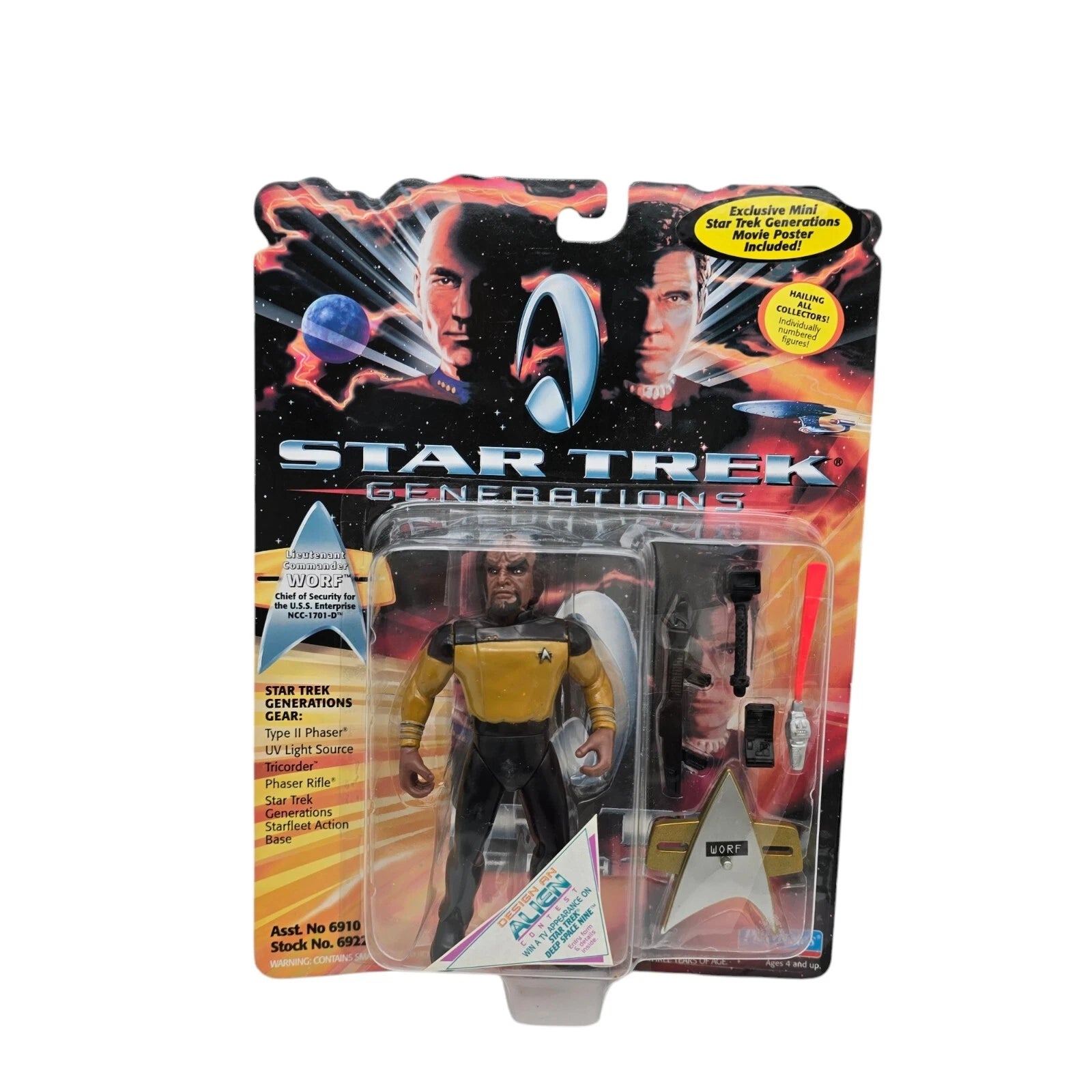 1994 Star Trek Generations Lieutenant Commander Worf