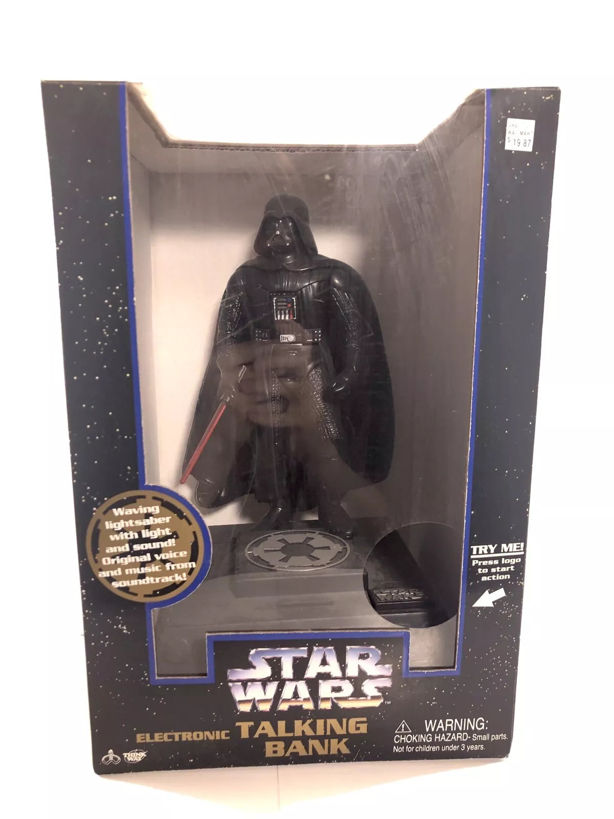 Darth Vader Talking Bank, Open Box Working Complete