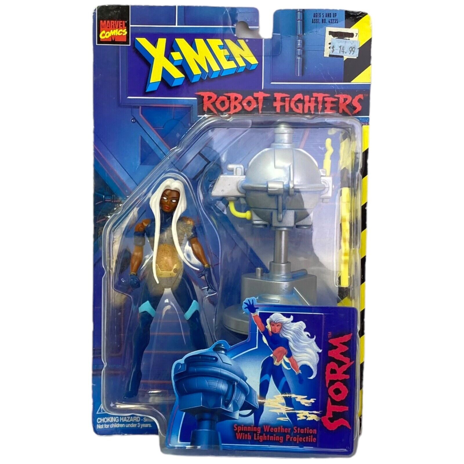 Marvel Comics X-Men Robot Fighters Storm, ToyBiz 1997