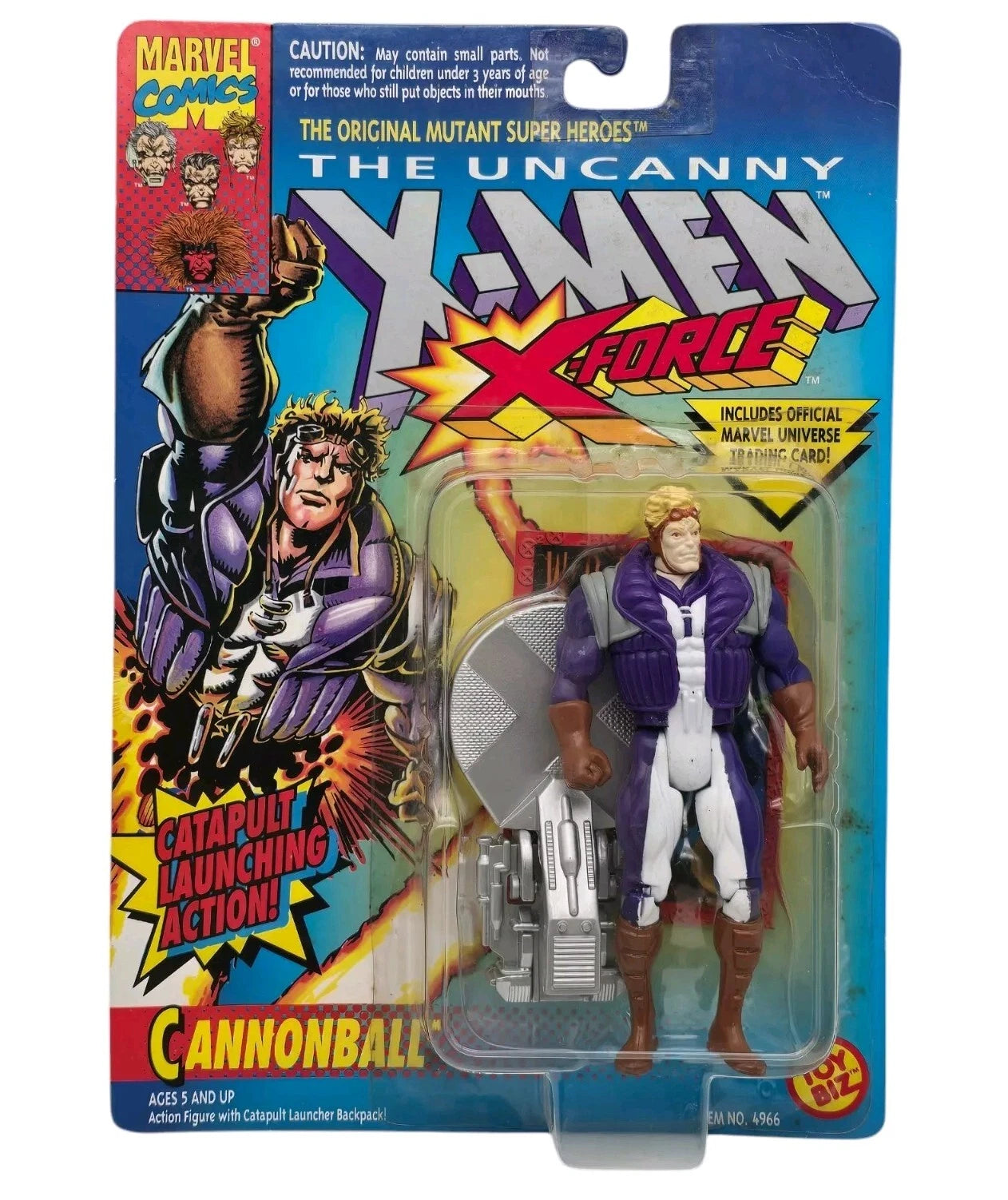 Marvel The Uncanny X-Men X-Force Cannonball (Purple Outfit), Toybiz 19